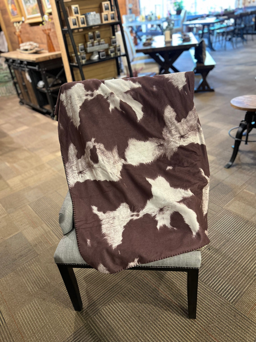 Cow Hide Throw – Boxcar Woody Stockyards City