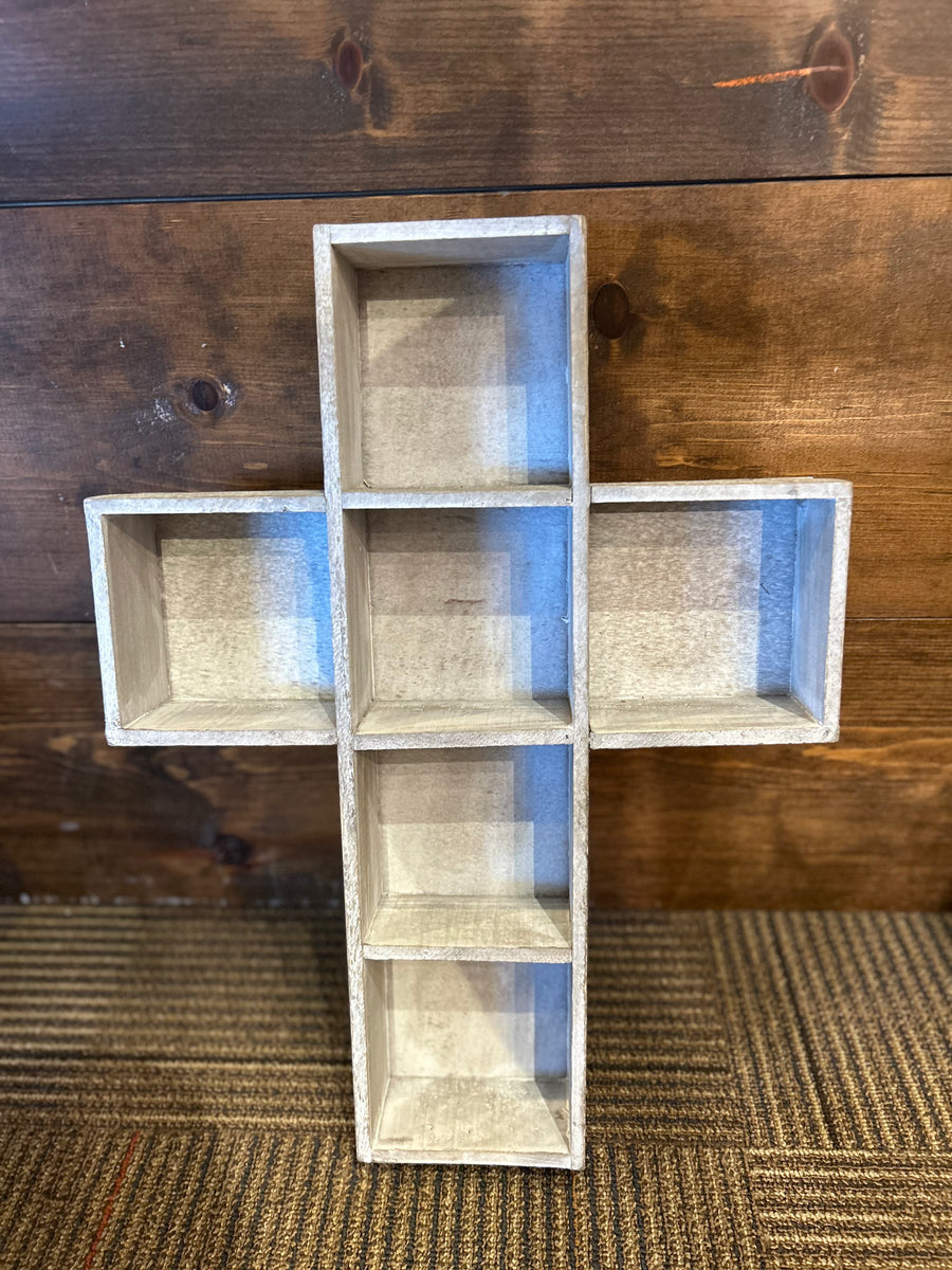 Cross Floating Shelf – Boxcar Woody Stockyards City