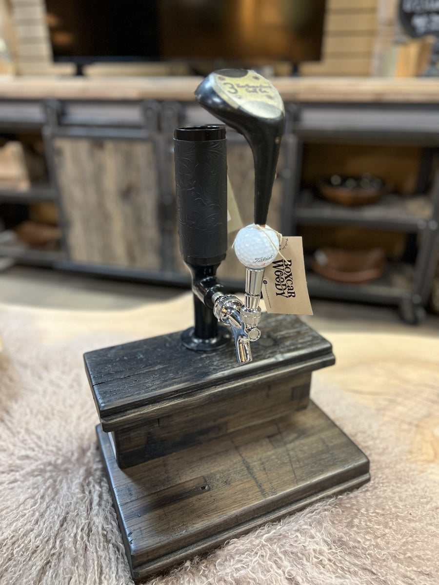 Single Boxcar Whiskey Tap I Ebony – Boxcar Woody Stockyards City