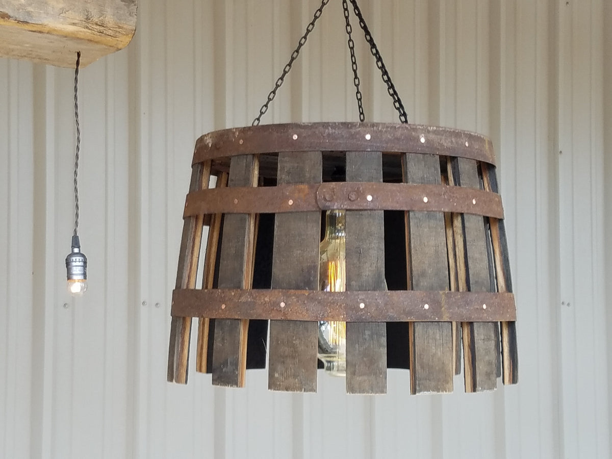 Boxcar Woody - Whiskey Barrel Light – Boxcar Woody Stockyards City