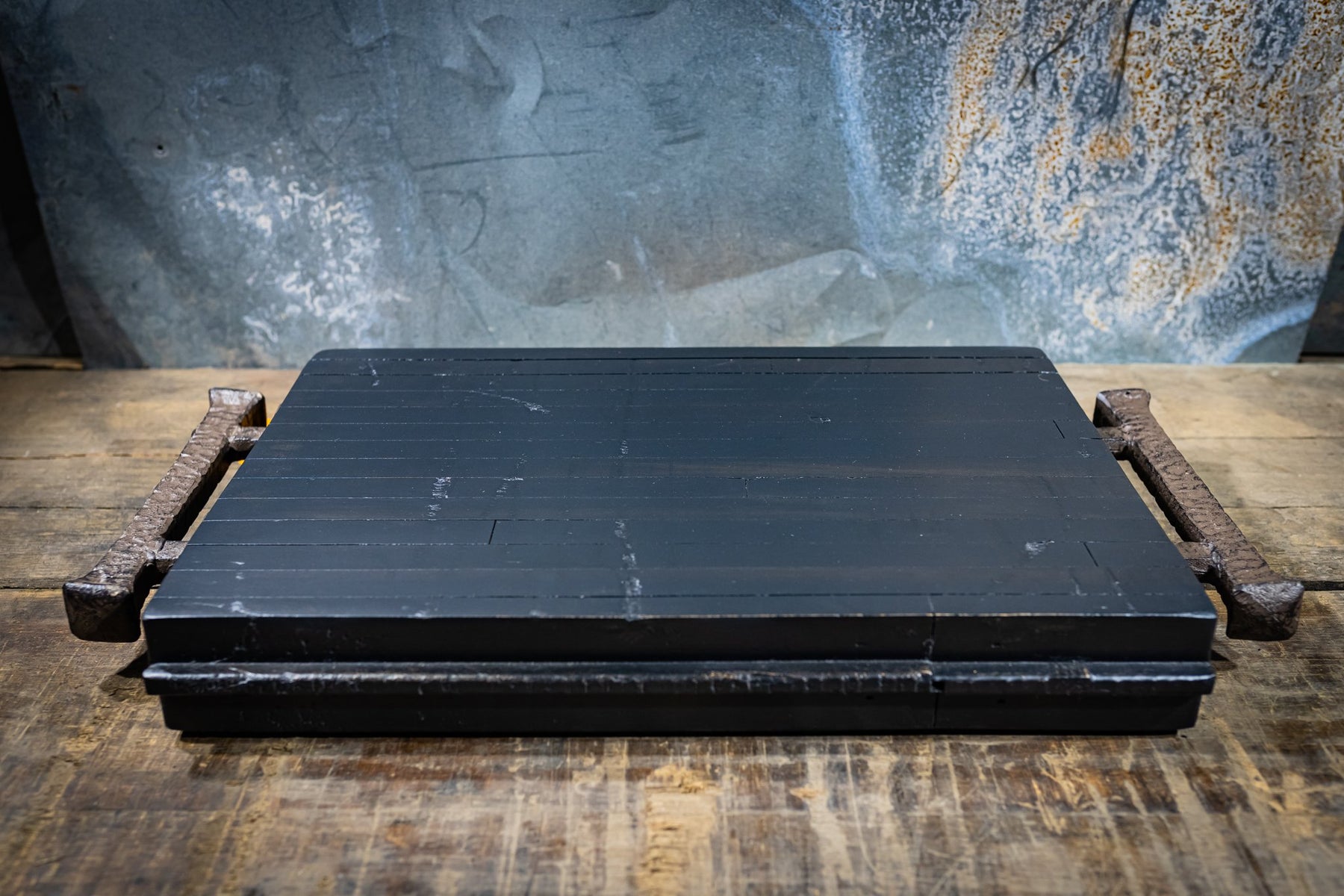 18" Finished Boxcar Serving Tray | Coal – Boxcar Woody Stockyards City